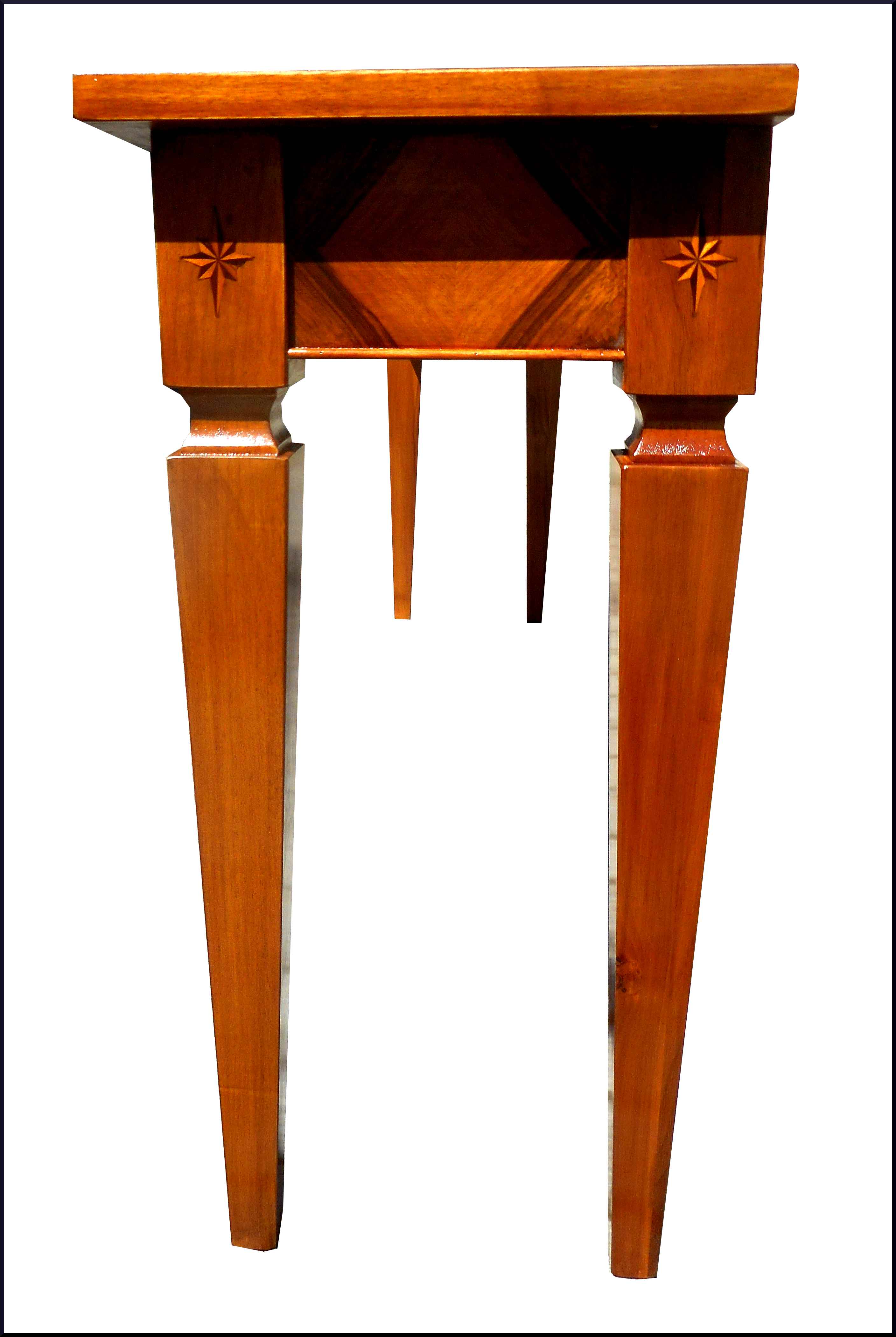 Consolle retrodivano con piano e gambe intarsiate - La Commode di ...